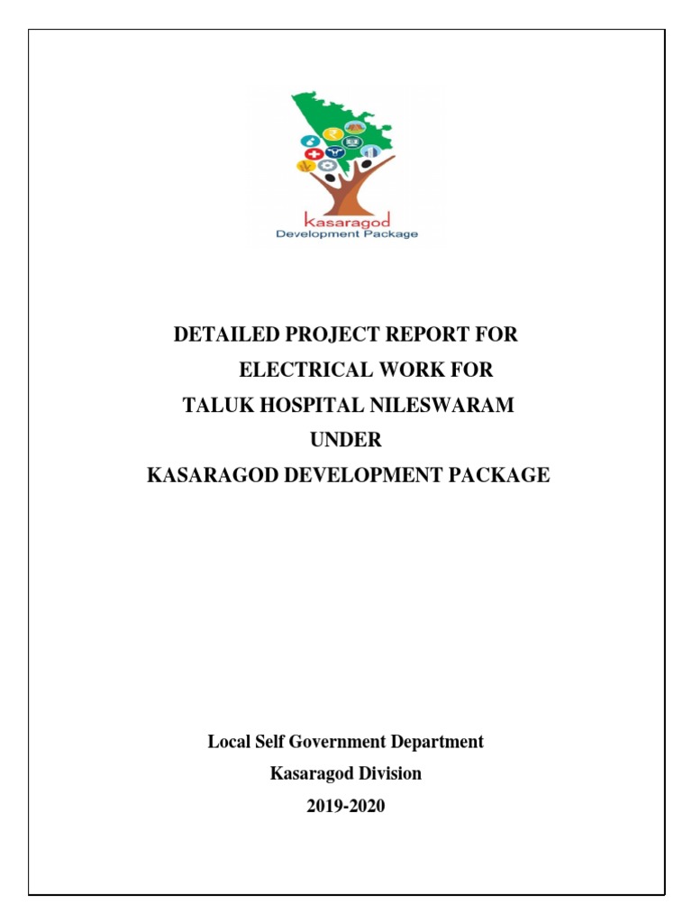 DPR for Taluk Hospital Electrification | PDF | Risk Management | Risk