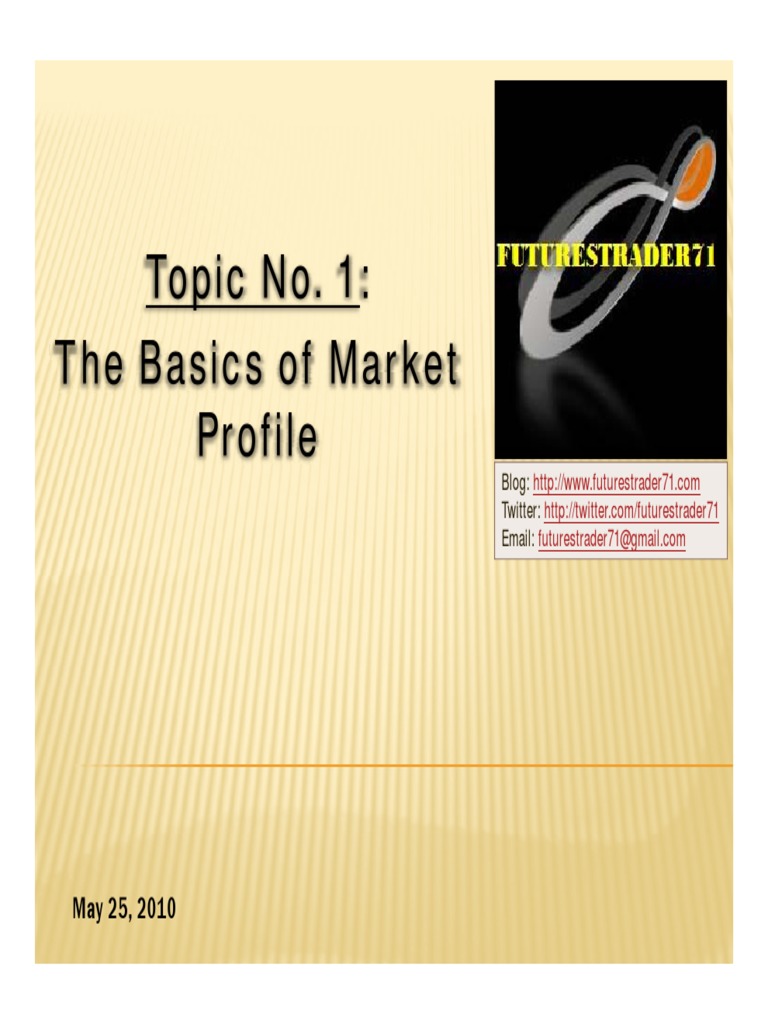 Market Profile Basics for Traders | PDF | Day Trading | Market (Economics)