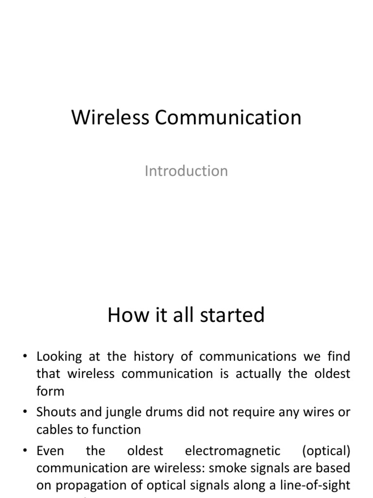 Wireless Communication | PDF | Cellular Network | Telecommunication
