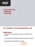 Basic Fire Fighting Training | PDF | Fires | Firefighting