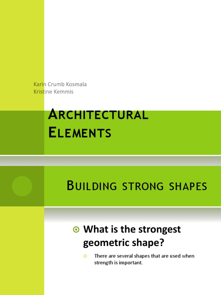 Strongest Geometric Shapes in Architecture | PDF | Shape | Triangle
