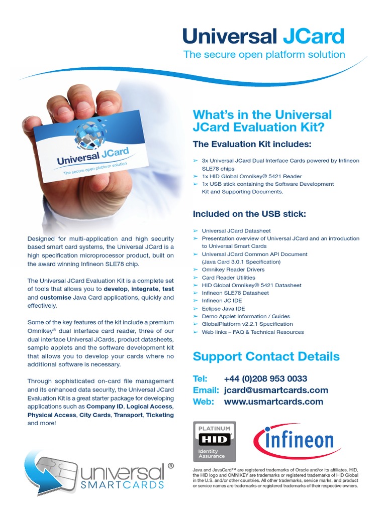 Universal Jcard Evaluation Kit | PDF | Application Programming ...