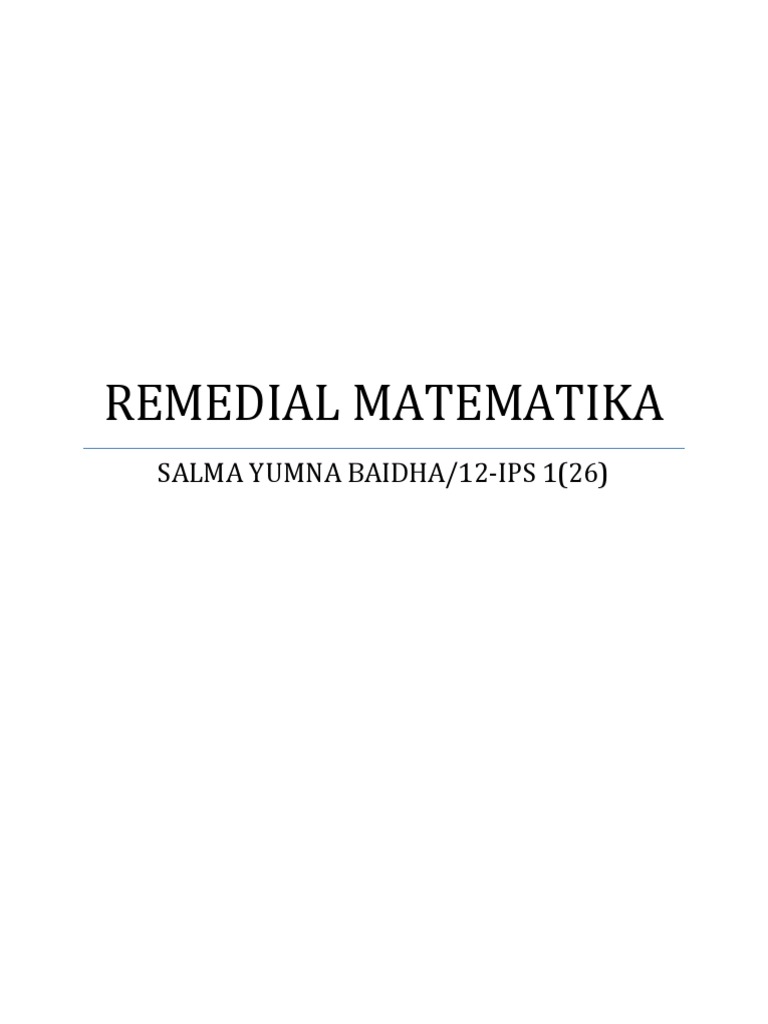 Remed MTK | PDF
