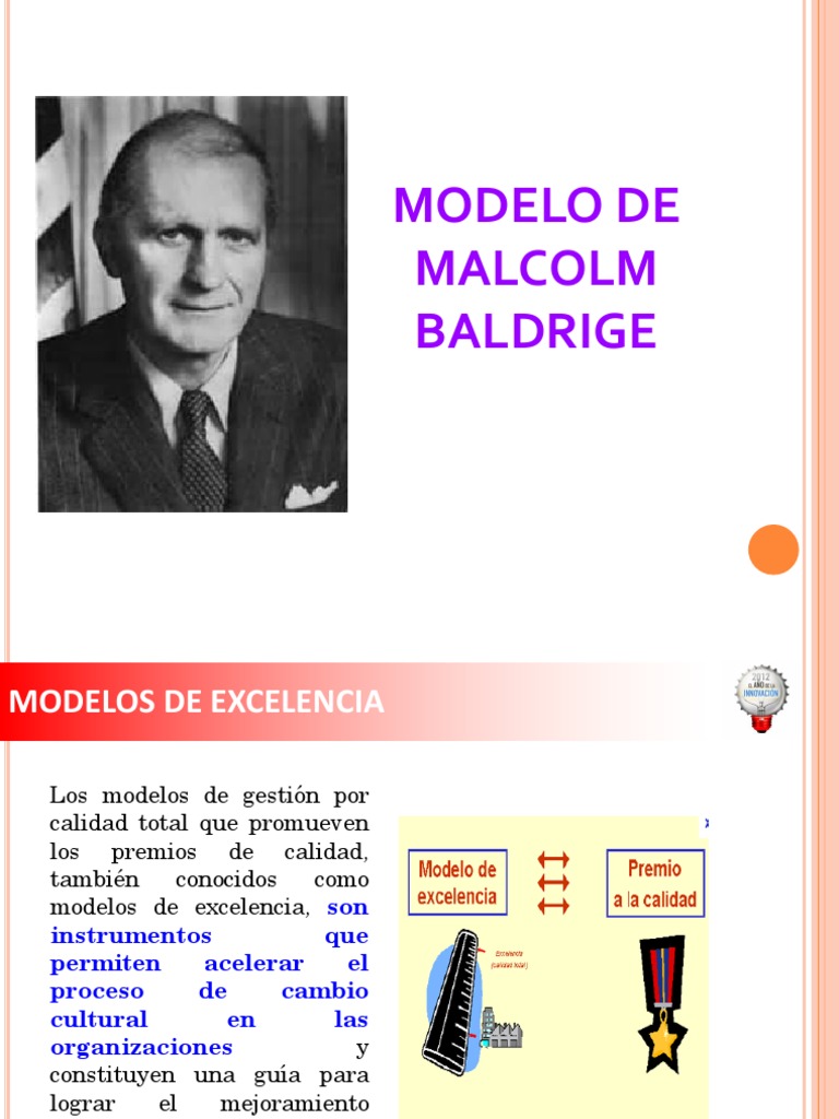 Modelo - Malcolm Baldrige | PDF | Calidad (comercial) | Innovación