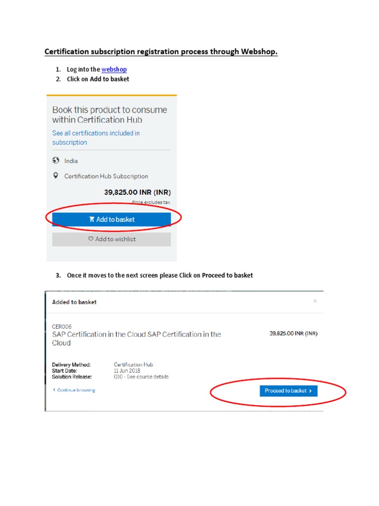 SAP Cloud Certification Process | PDF