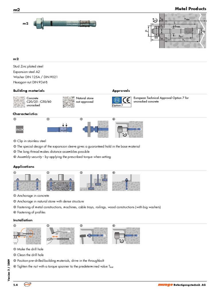 Concrete C20/25 - C50/60 Uncracked Natural Stone Not Approved European ...