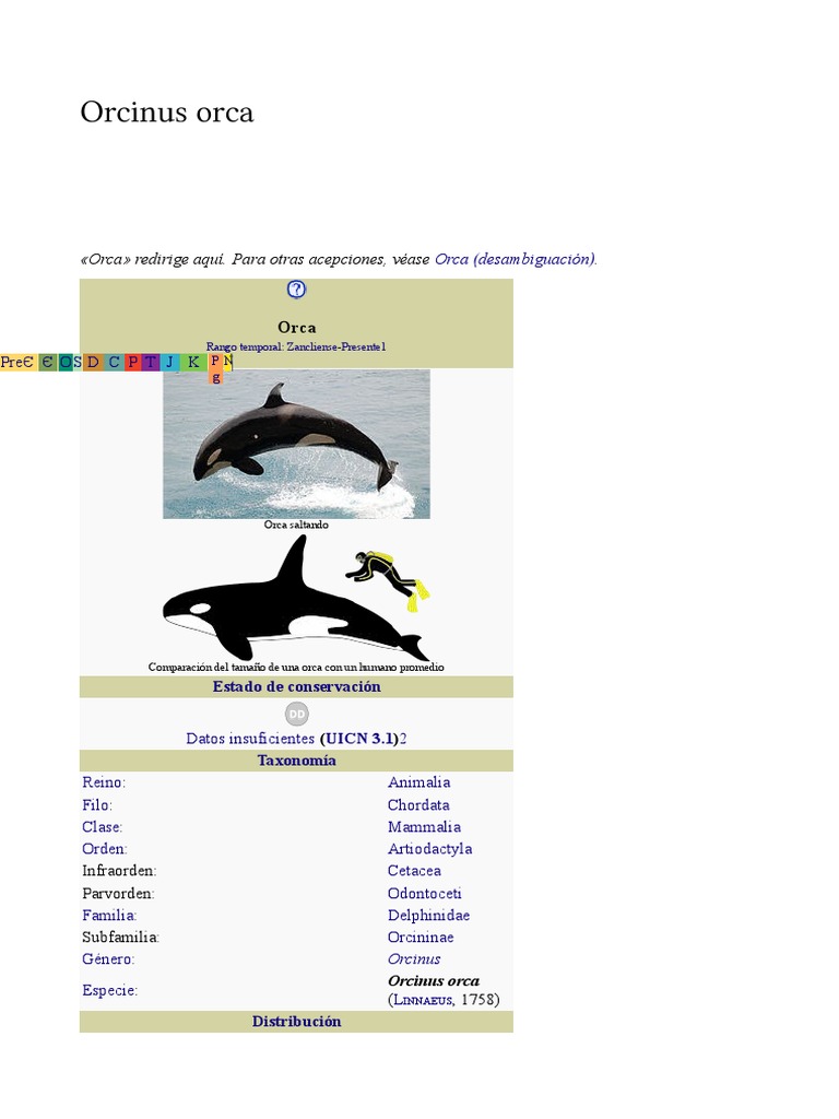 Orca | PDF | Orca | Organismos