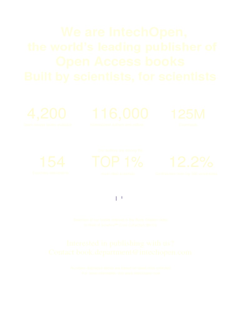 We Are Intechopen, Open Access Books: The World'S Leading Publisher of ...