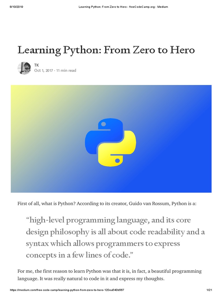 From Zero To Hero | Download Free PDF | Class (Computer Programming ...