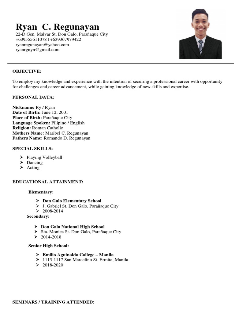 Resumeee Updated | PDF | Makati | Learning