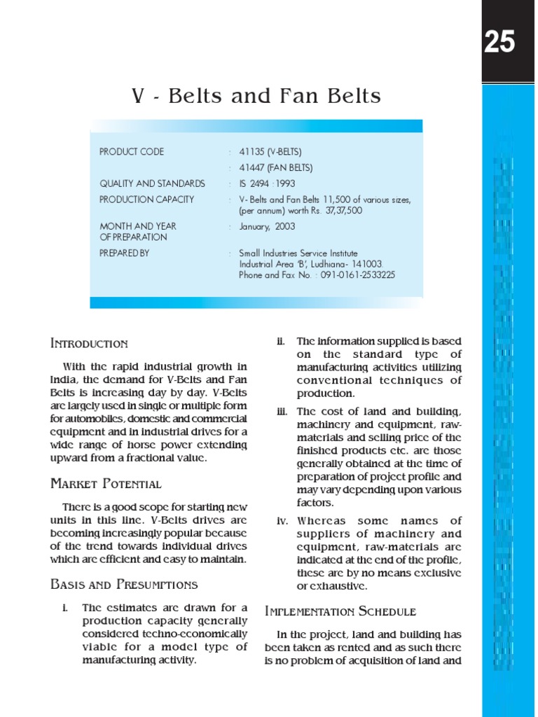 V Belt and Fan Belt | PDF | Belt (Mechanical) | Machines