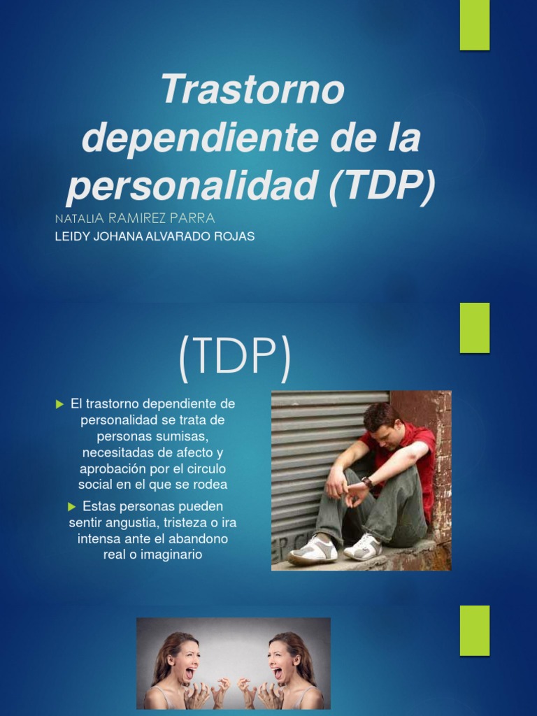 Trastorno Dependiente de La Personalidad (TDP) | PDF