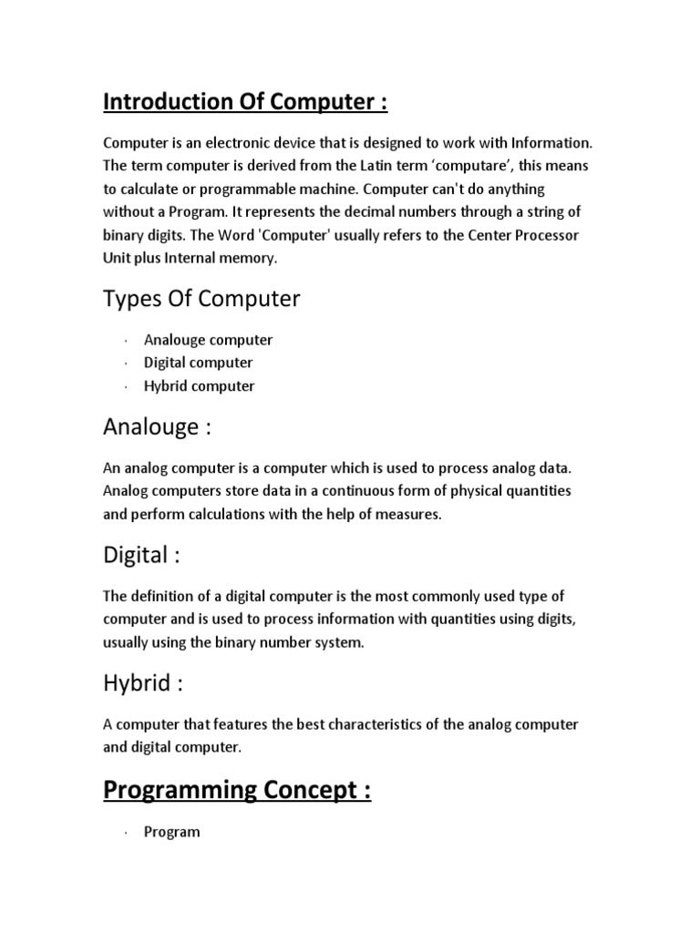 Sir Naveed Lecture # 01 | PDF | Computer Program | Programming