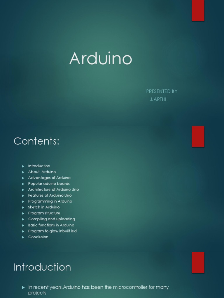 Arduino | PDF | Arduino | Microcontroller