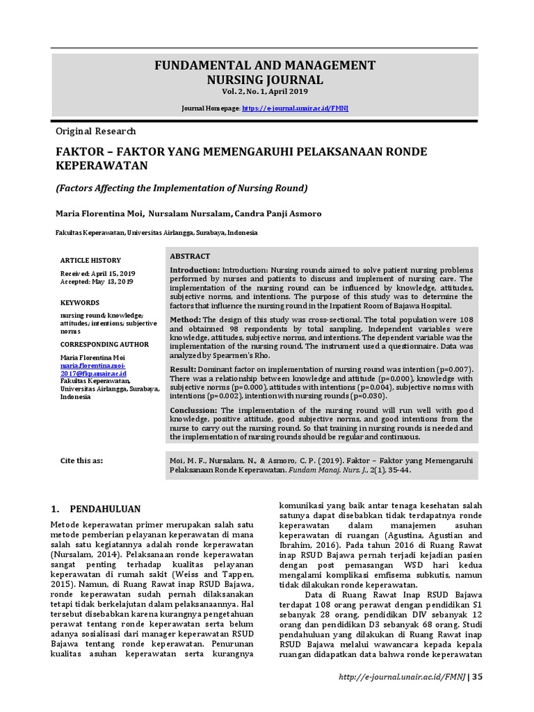 Ronde Pdf Research Methods Health Sciences