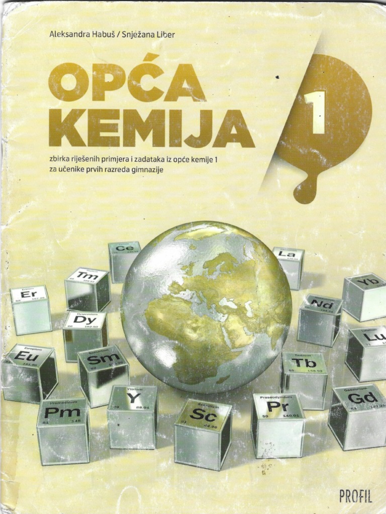 Opća Kemija 1-Zbirka Riješenih Zadataka-Gimnazija | PDF