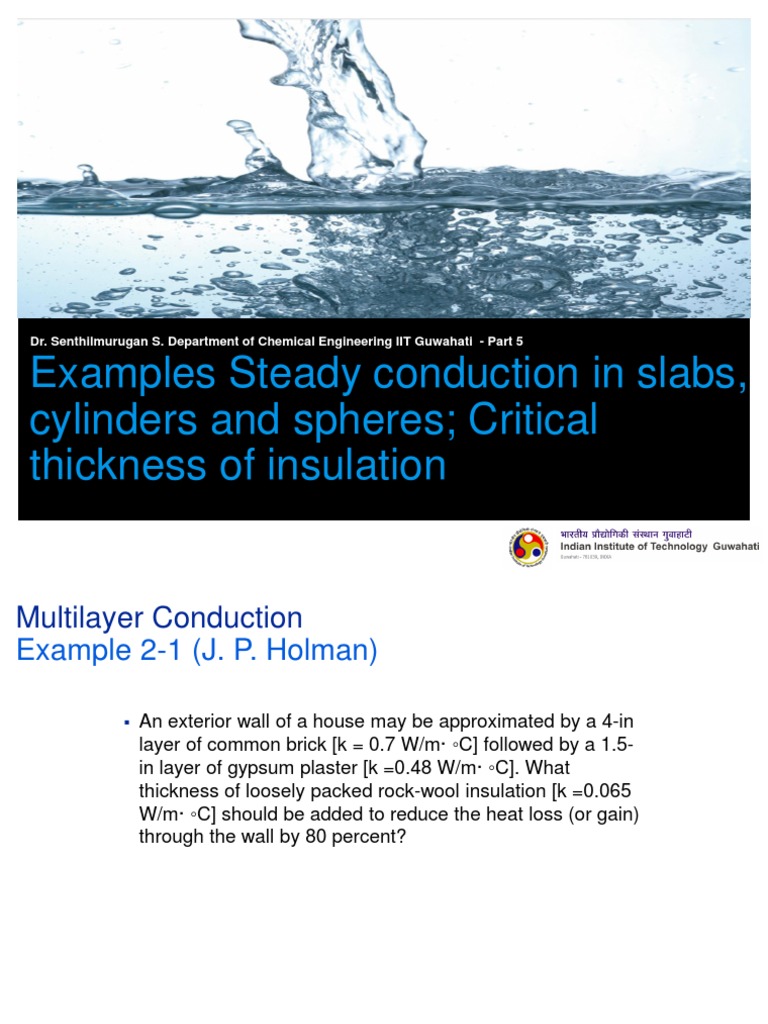 Example Question Final | PDF | Thermal Insulation | Heat Transfer
