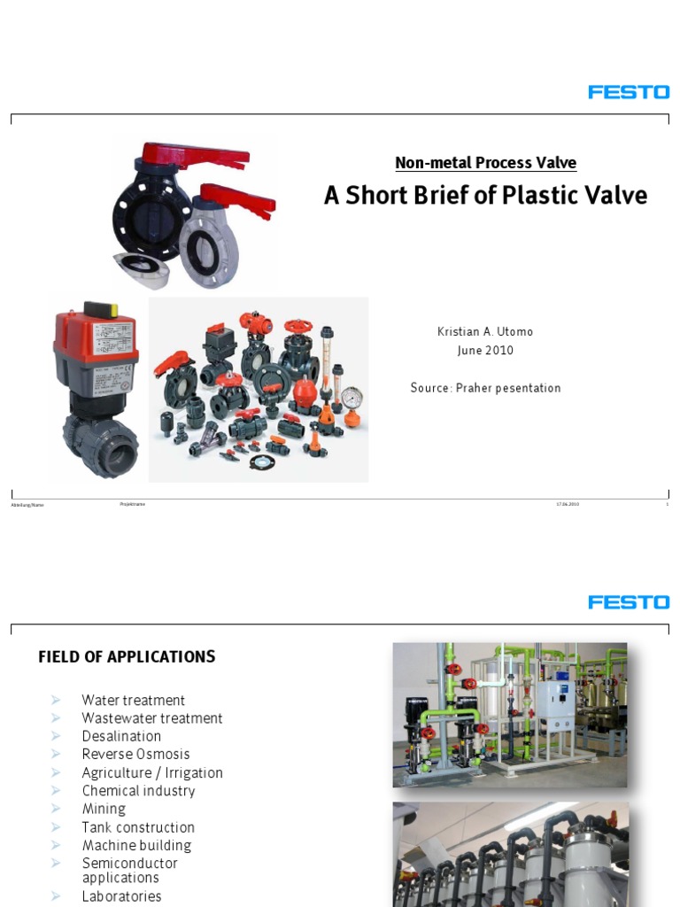 Introduction of Plastic Valve | PDF | Plastic | Polyvinyl Chloride