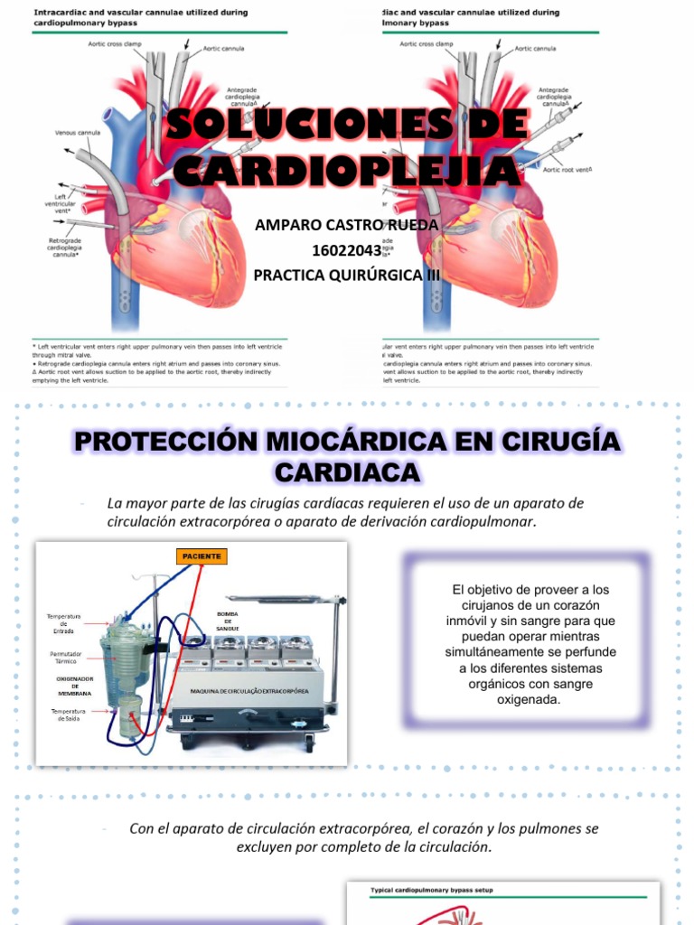 Cardioplejia Final Amparo Compressed | PDF | Sistema circulatorio | Corazón