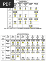 Time Table 2022-23 | PDF