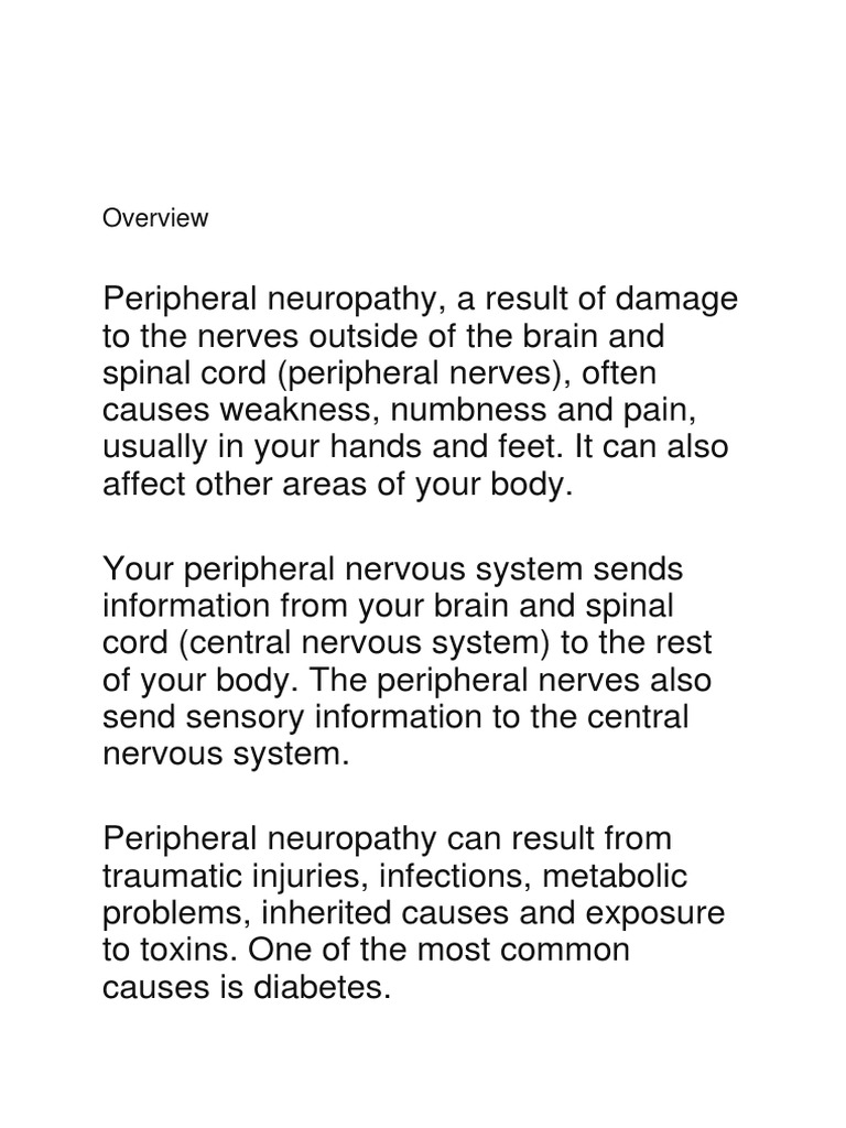 Neuropathy | PDF | Peripheral Neuropathy | Nervous System