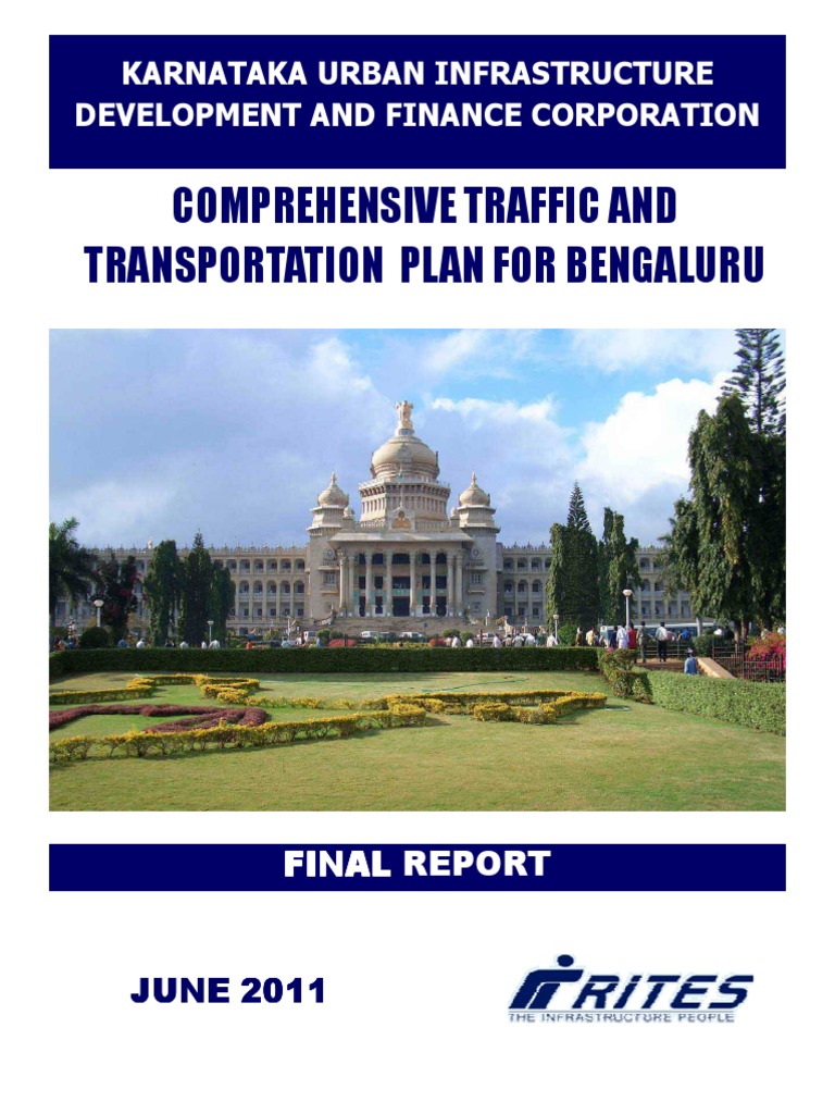 Comprehensive Traffic and Transportation Plan For Bangalore | PDF ...