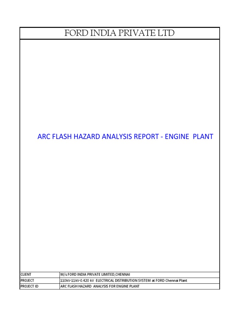 Engine Report Rev 16032019 | PDF | Transformer | Electrical Equipment