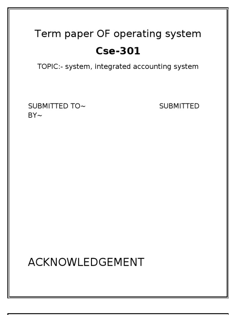 Integrated Accounting System | PDF | Databases | Accounts Payable