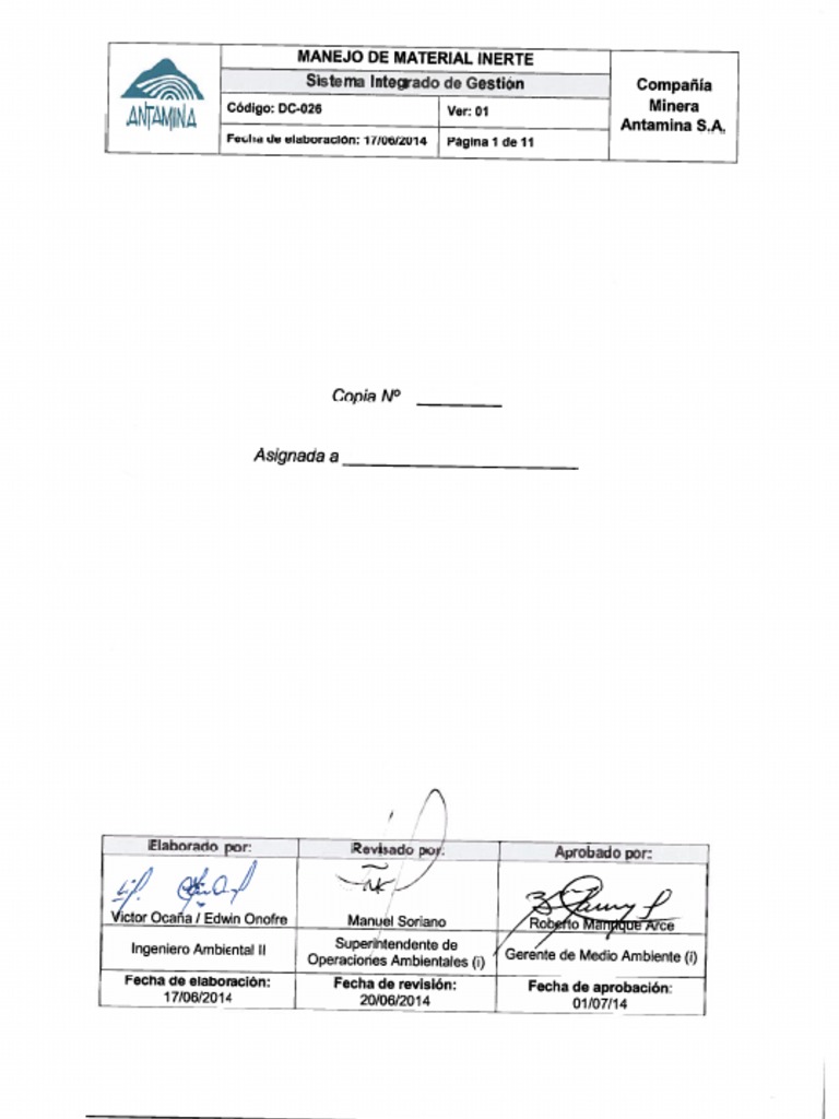 Material Inerte | PDF | Minería | Arcilla
