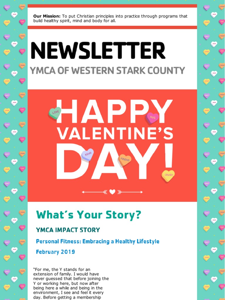 February Newsletter 2019 | PDF | Ymca | Swimming (Sport)