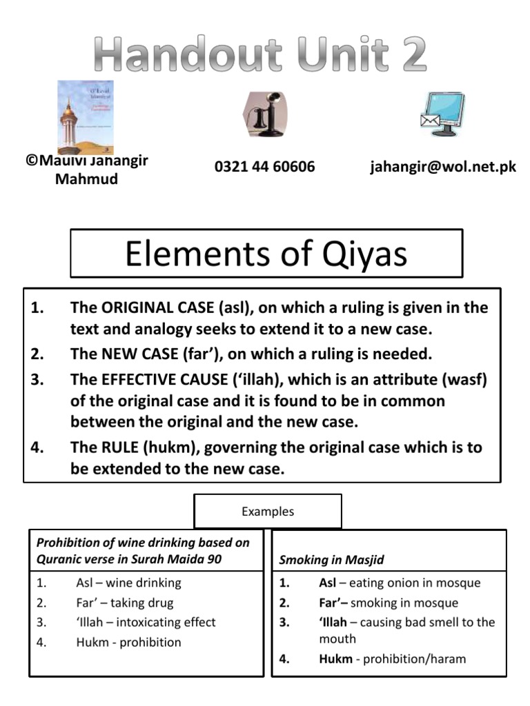 Elements of Qiyas Printing | PDF