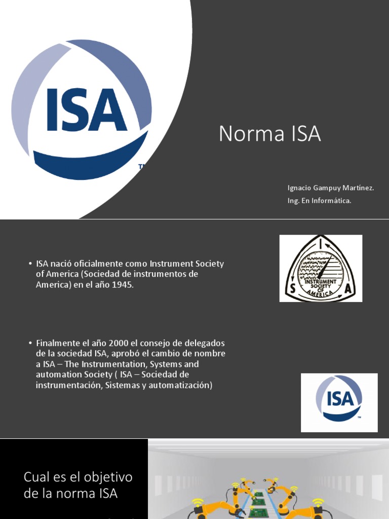 Norma ISA | La seguridad informática | Seguridad