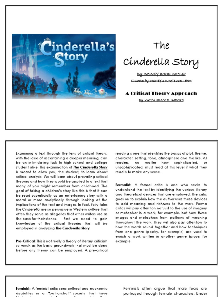 The Cinderella Story: A Critical Theory Approach | PDF | Patriarchy ...