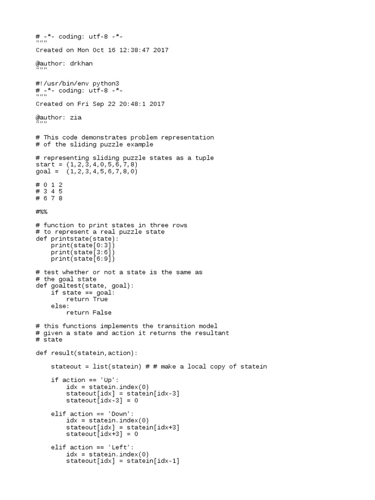 8 Puzzle Problem | PDF | Discrete Mathematics | Mathematical Logic