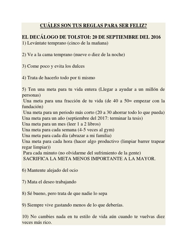 Reglas Para Ser Feliz Pdf