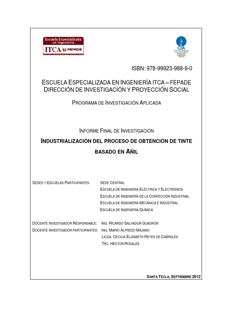 Analisis De Proseso Pdf Pigmento Color