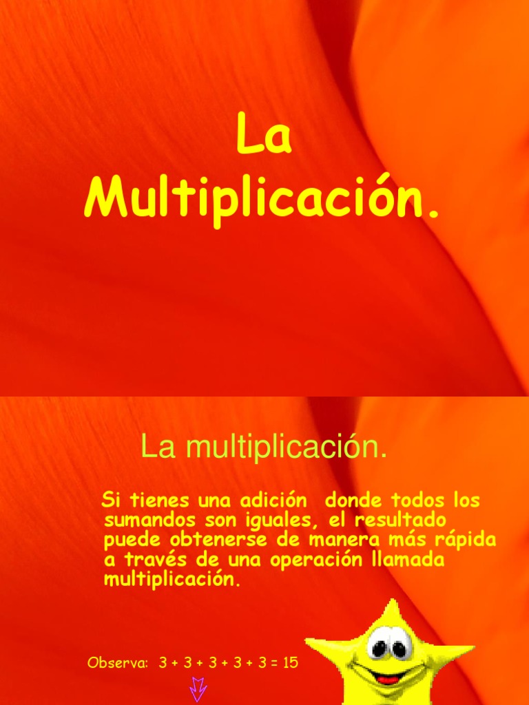 La Multiplicacion | PDF | Multiplicación | Aritmética