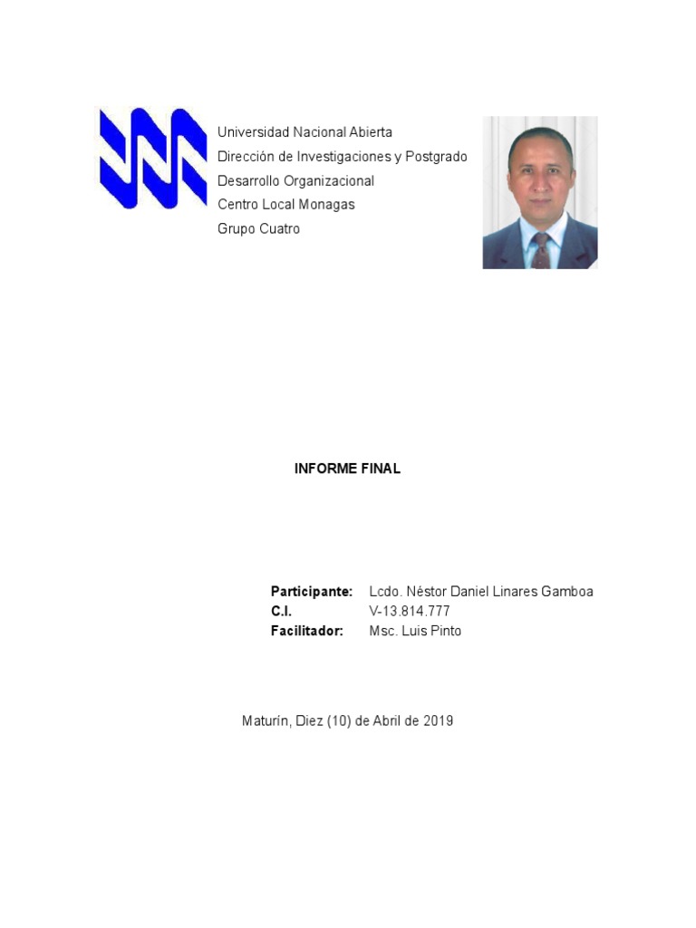 Propuesta de Gestión de Cambio Planeado, Desde El Enfoque de Desarrollo ...