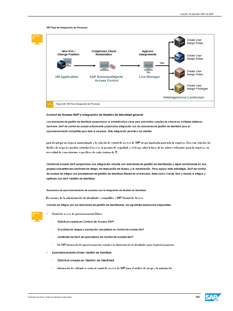 Manual SAP ADM900 (191-231) .En - Es PDF | PDF | Sap Se | Obtención