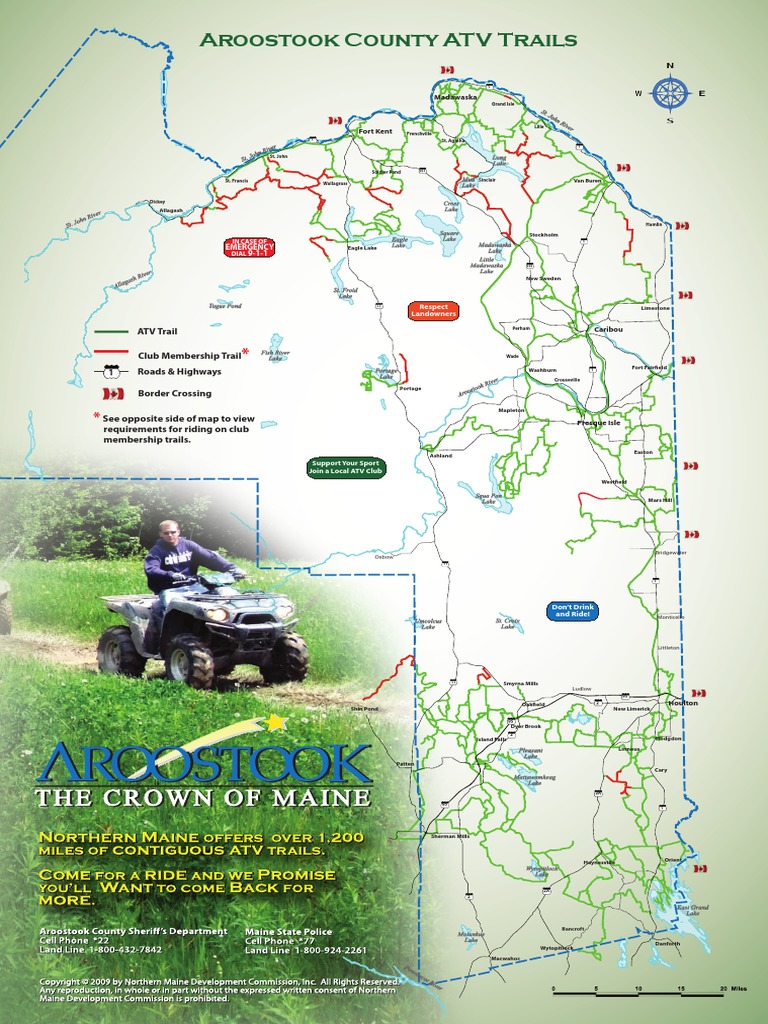 Maine ATV Map | PDF | Outdoor Recreation | Land Transport