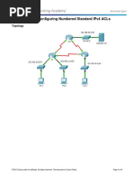 Packet Tracer - Configure Numbered Standard Ipv4 Acls: Addressing Table | PDF | Router ...