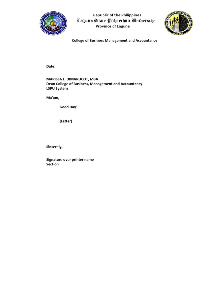 Laguna State Polytechnic University: Republic of The Philippines ...