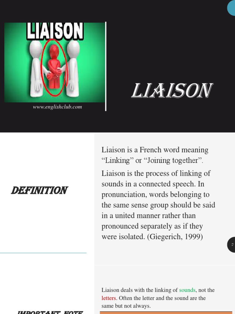 Liaison | PDF | Vowel | Consonant