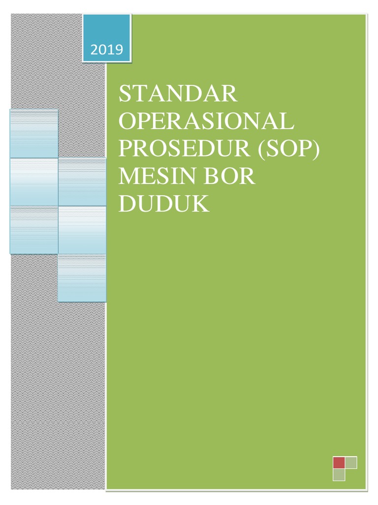 Sop Penggunaan Bor Duduk | PDF | Bisnis | Komputer