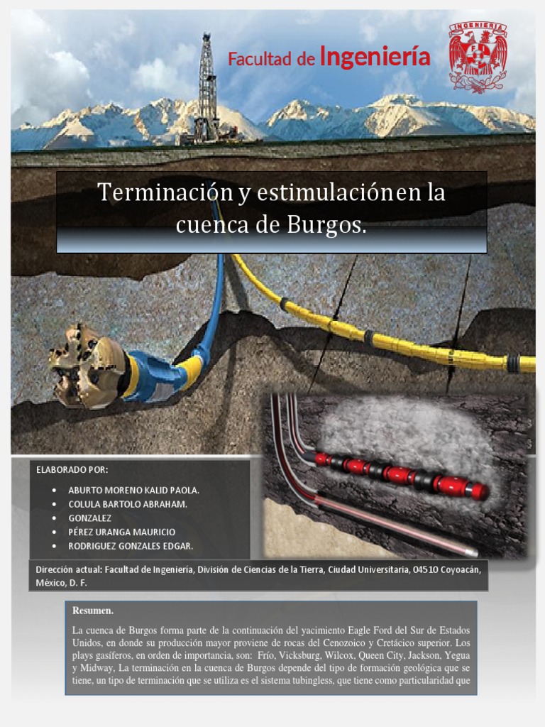 Terminaciones - Burgos | PDF | Bomba | Tubería (transporte de fluidos)