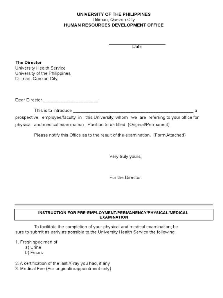 Deped Leave Form | Download Free PDF | Physical Examination | Clinical ...