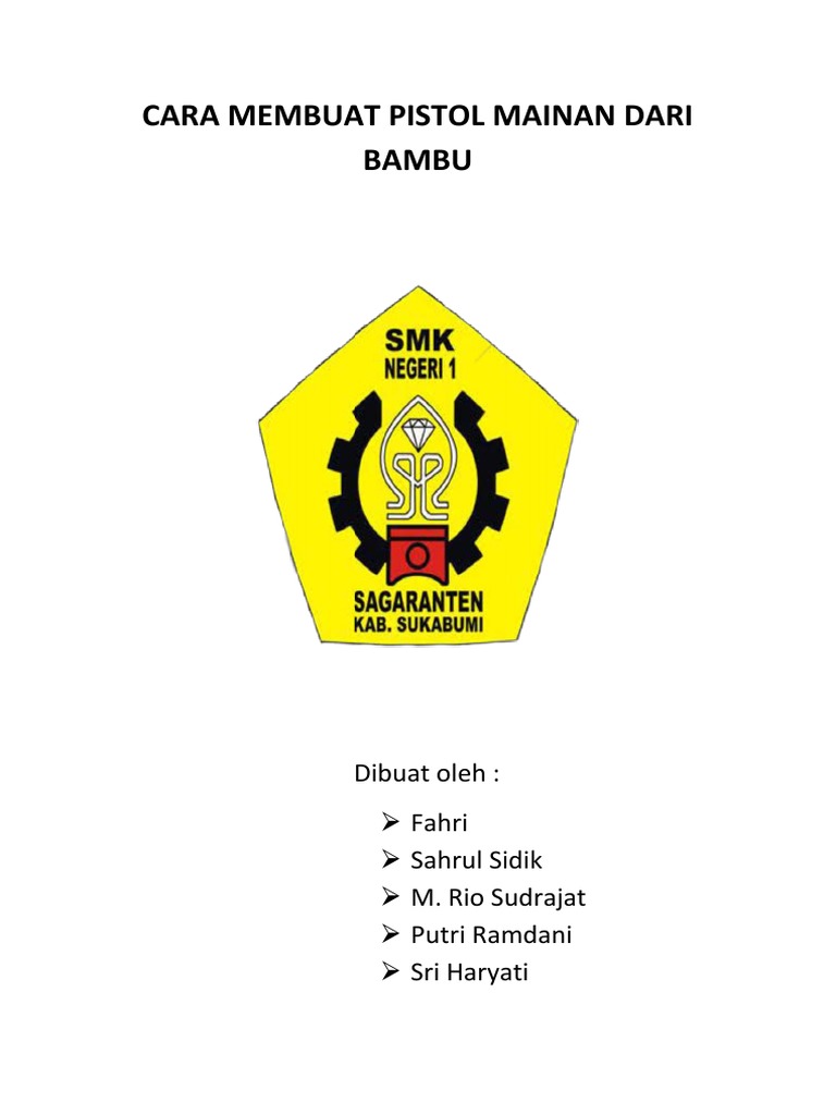 Cara Membuat Pistol Mainan Dari Bambu | PDF