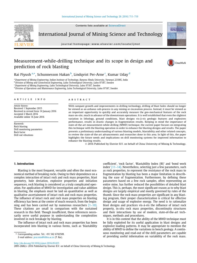 Measurement-While-Drilling Technique PDF | PDF | Computer Simulation ...
