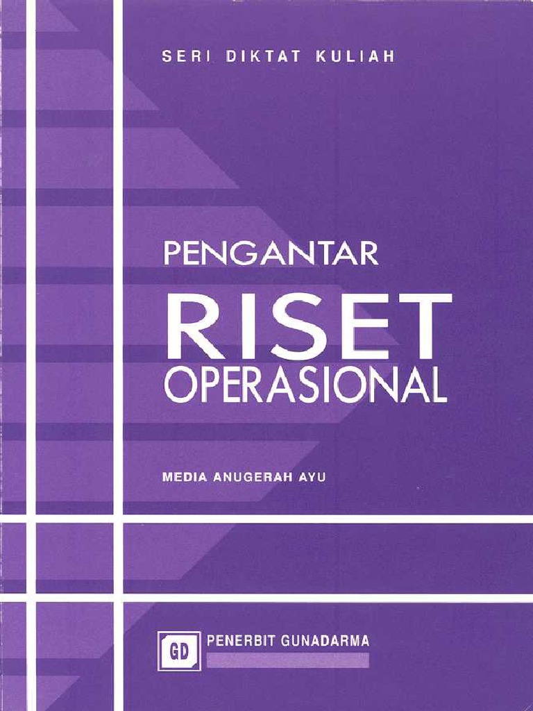 Pengantar Riset Operasi PDF | PDF