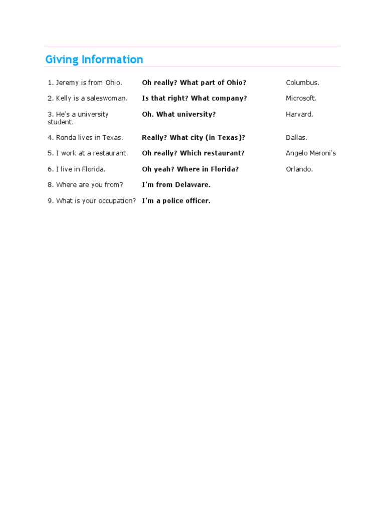 Giving Information | PDF